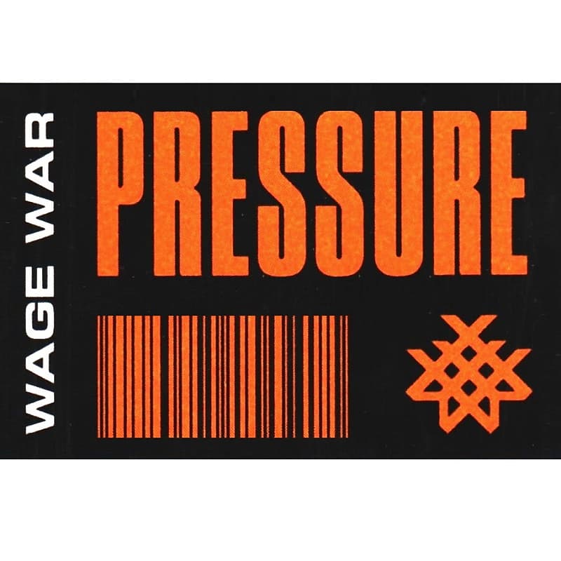WAGE WAR - Pressure Ltd Ed New RARE Band Sticker! BEARTOOTH I | Reverb