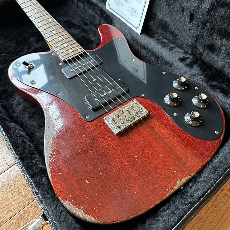 2023 Friedman Vintage T P-90s Relic - Red | Reverb