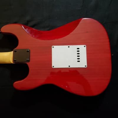 Heavily Modified BCP Strat, Trans Red | Reverb