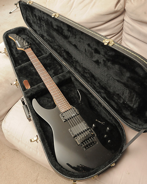 Fernandes Revolver Pro 81 EMG Black Sustainer Guitar | Reverb