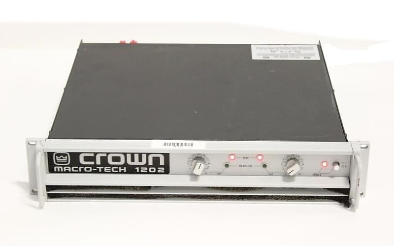 Crown Macro-Tech 1202 2-Channel Power Amplifier #1355 (One) | Reverb