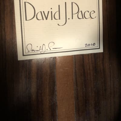 2010 David Pace "Double Top" Classical Guitar | Reverb