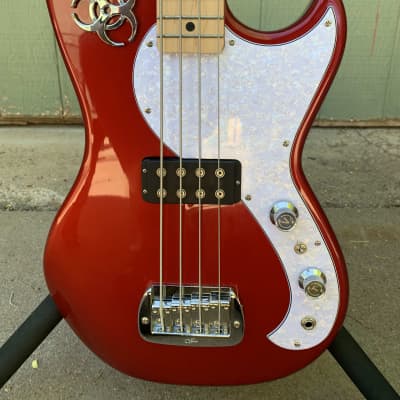 Teisco Spectrum EB-120 Bass 1960s Candy Apple Red | Reverb