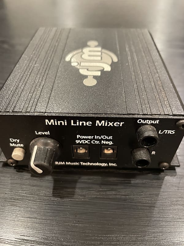 RJM Mini Line Mixer Black | Reverb