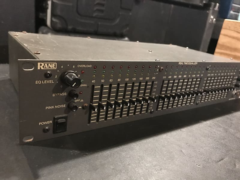 Rane RE 27 31 band graphic EQ with RTA Grey | Reverb