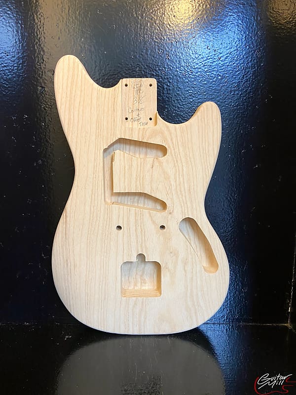 Guitar Mill Stang-Style Body / 1 pc. Ultra Light Swamp Ash / | Reverb