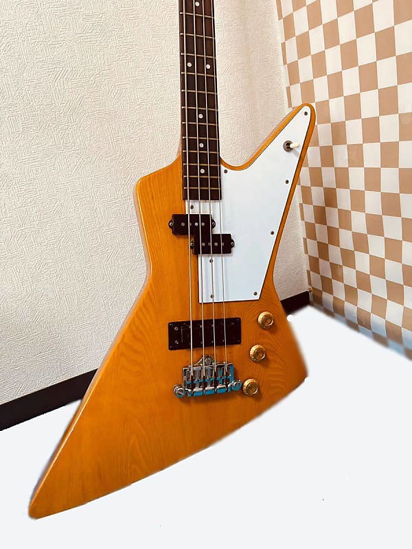 Greco EXB-900N 1978 - Natural / one of a kind explorer bass | Reverb