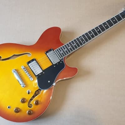 Alden AD Western Star Semi Acoustic Guitar Green Sparkle | Reverb UK