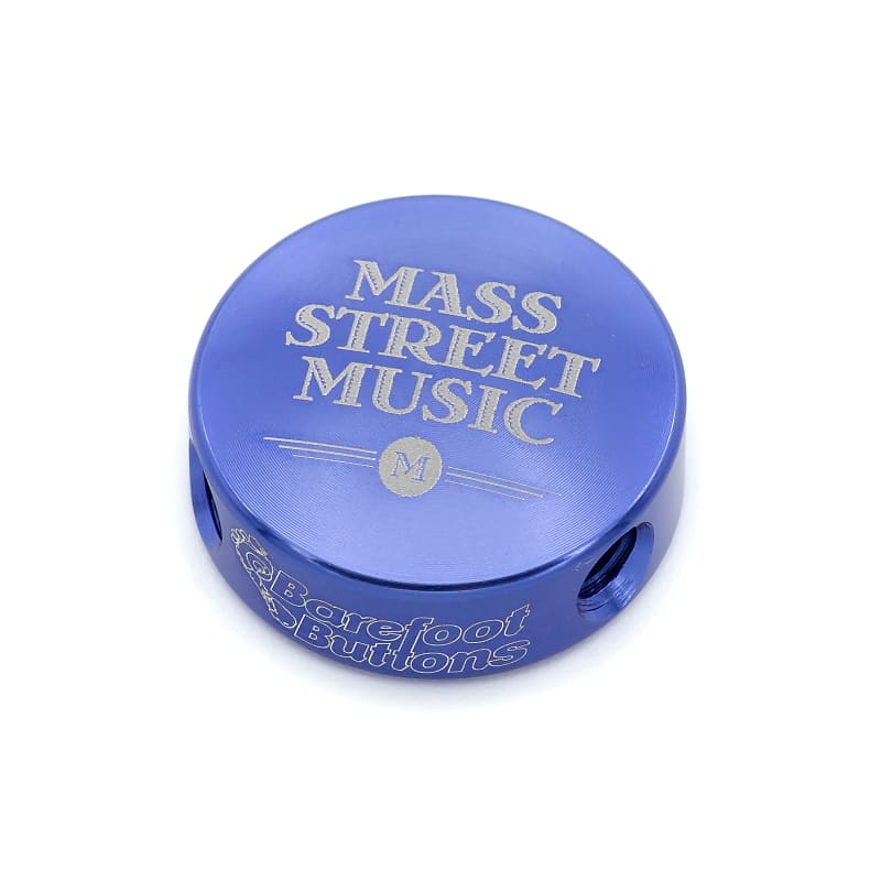 Barefoot Buttons V1 Mini - MSM Logo Dark Blue | Reverb