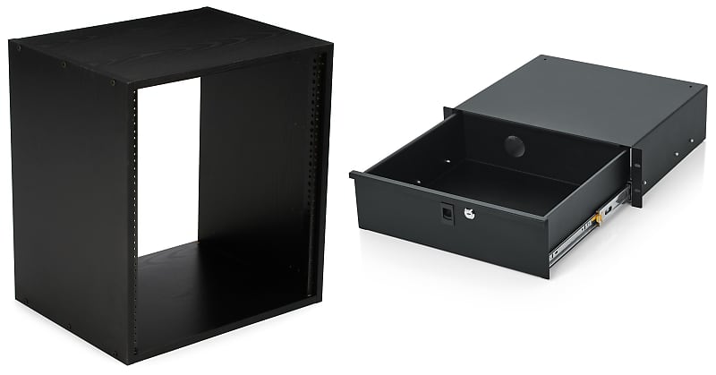 Gator GRW-DRW3 3U Standard Rack Drawer Bundle with Middle | Reverb