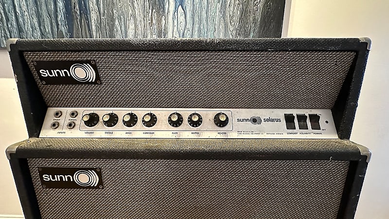 Sunn Solarus 1969 115 Watt Head and Cab Combo! Free | Reverb Canada