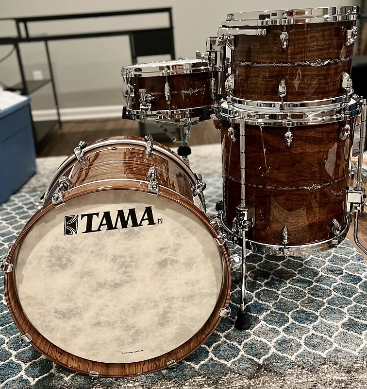 Tama Star Bubinga - Natural Indian Laurel 12/14/18/14x5 Snare | Reverb