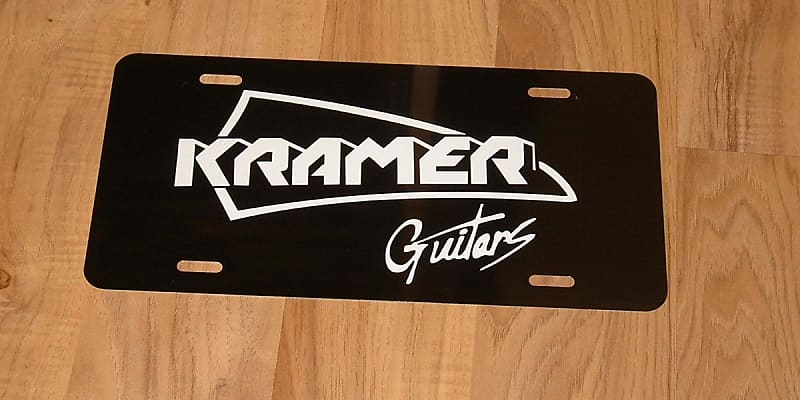 Kramer Reflective 12"x9" PVC sign & Kramer 12"x6" metal plate | Reverb