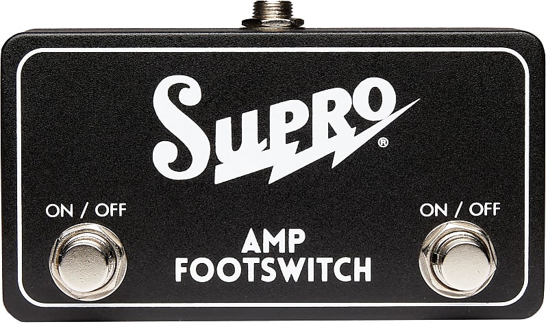 Supro Supro amp Dual footswitch *New* rare | Reverb