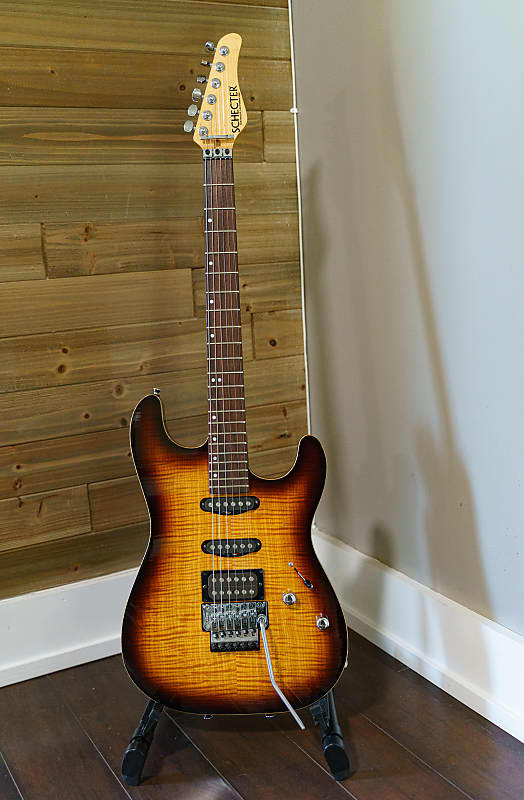 Schecter Custom Shop CET 2013 - Vintage Sunburst | Reverb