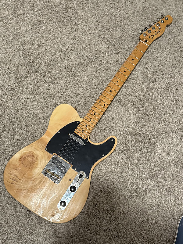 Fender Knotty Pine Telecaster Partscaster - Natural | Reverb