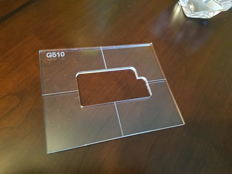 Gotoh Acrylic Gotoh 510 Tremolo Routing Template | Reverb