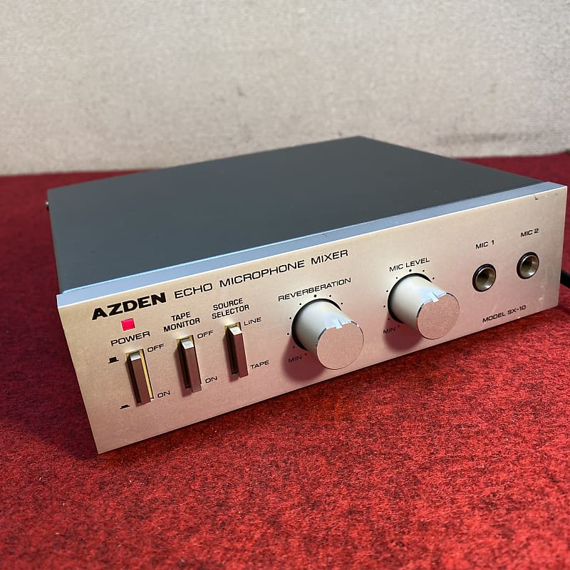 Azden SX-10 Echo adjustable spring reverb mic mixer! Real | Reverb