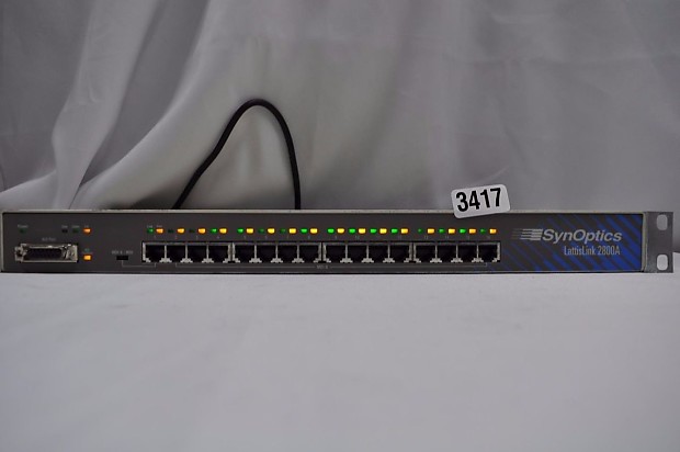 SynOptics 2800 A Lattis link 10 Base-T Concentrator #3417 | Reverb