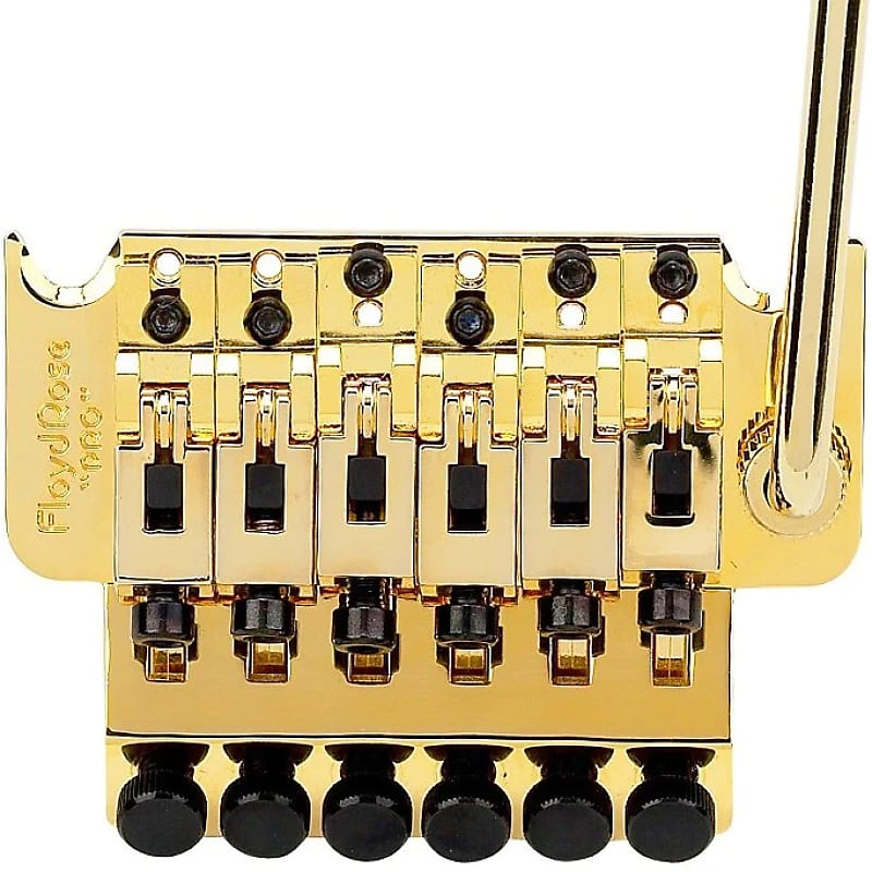 Floyd Rose 1000 Series Pro Tremolo System with R2 Nut, Gold, | Reverb