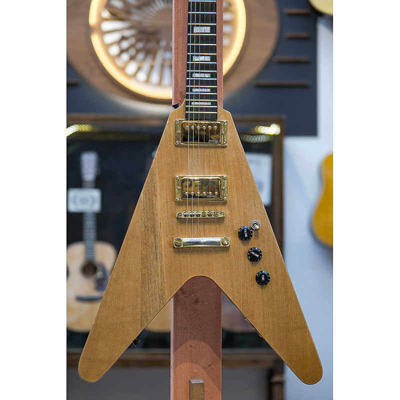 USED Noname Flying V natural | Reverb