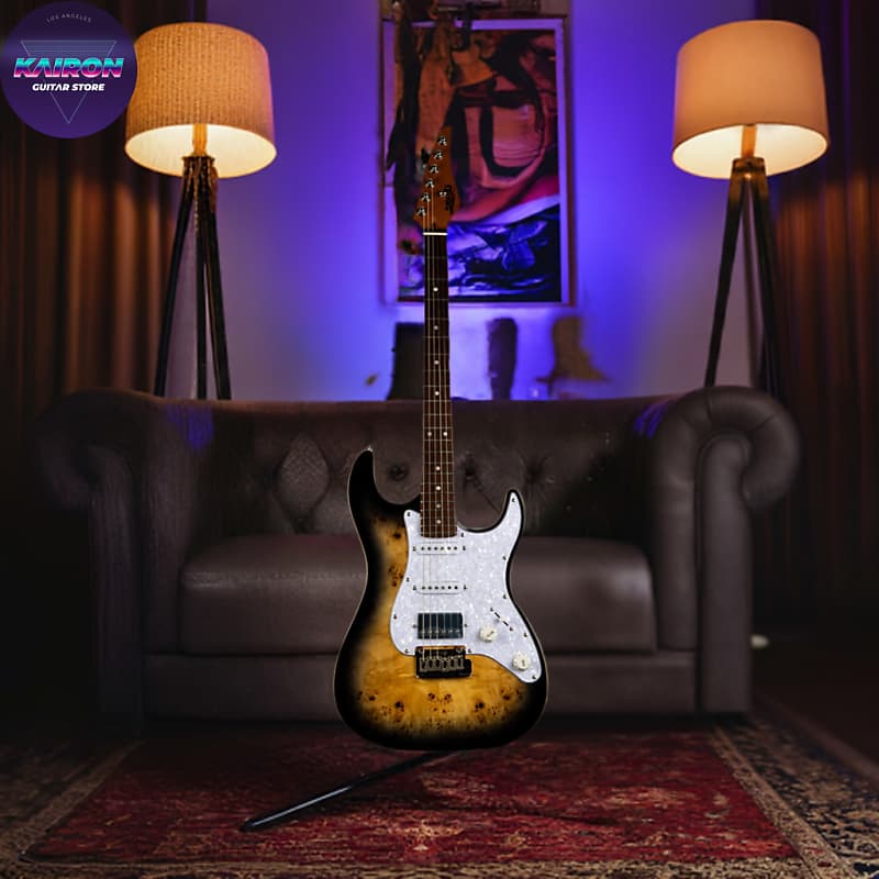 Jet Guitars JS-450 JS450 QTBR, HSS Ceramic pickups, solid | Reverb