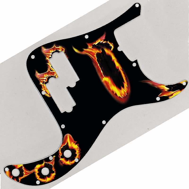 Graphical pickguard Fender Precision Bass (Pbass) Standard 13 | Reverb