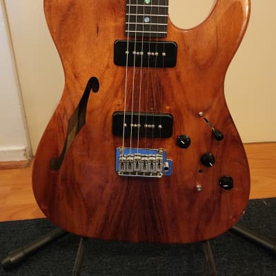 Warmoth Thinline Telecaster w/ Lollar P90s, LR Baggs Piezo | Reverb