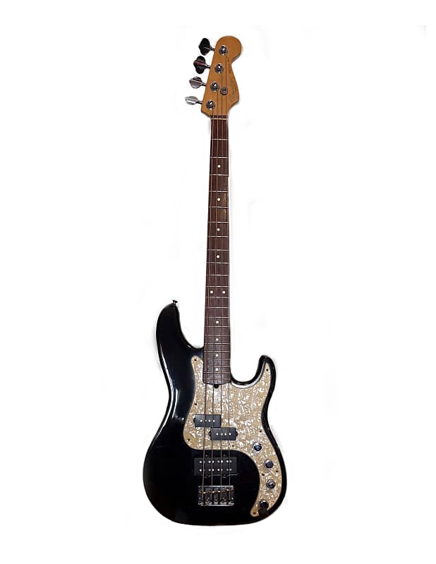 Fender American Deluxe Precision Bass Black | Reverb