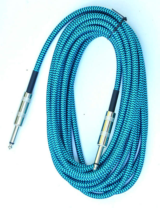 10FT/3M Braided Tweed 1/4 Inch Straight Electric Guitar | Reverb