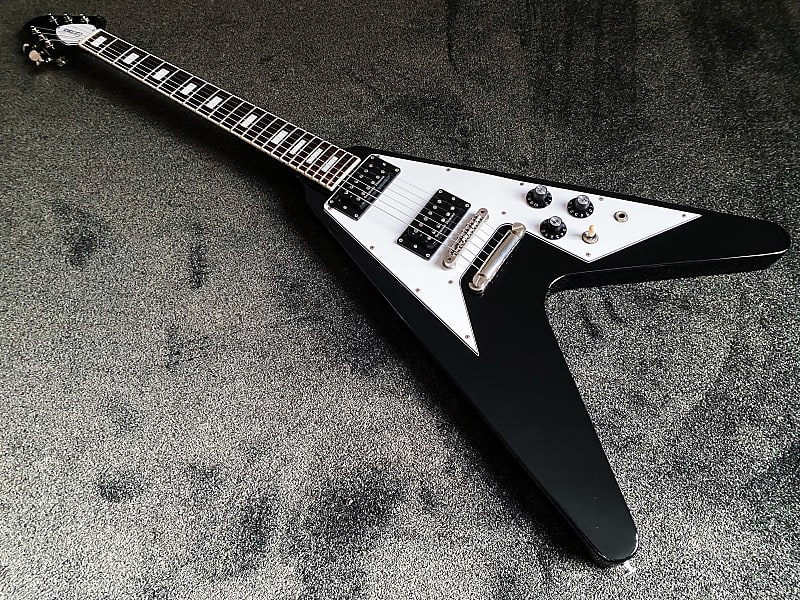 ESP Edwards E-FV-120D Flying V 2014 - Black - EXCELLENT | Reverb