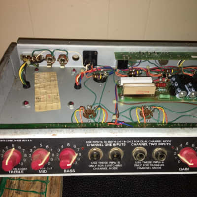 Fender Red Knob "The Twin" Chassis & reverb tank 1988 | Reverb