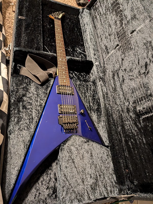 Jackson Rhoads EX Professional 1994 - Dark blue | Reverb UK