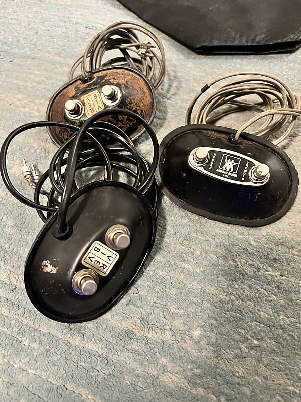 Fender Vibrato Reverb footswitch 1960's black | Reverb