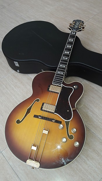 Epiphone Emperor Japan 1990s "Sunburst", gibson L5 size | Reverb