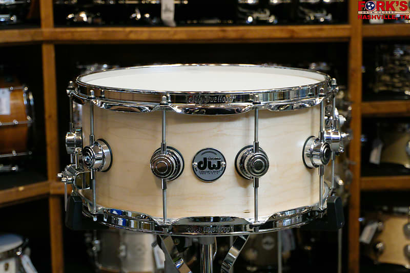 DW Collector's Maple 6.5x14 Snare Drum - "Natural Satin Oil" | Reverb