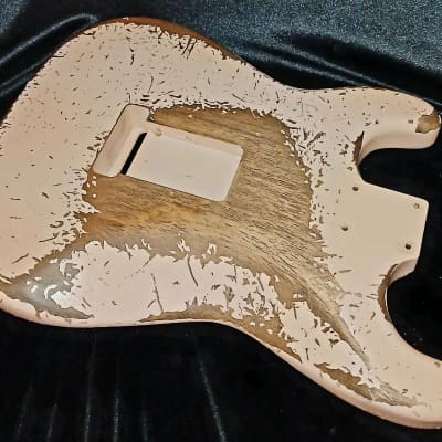 VoodooTurkey masterbuilt Shell Pink stratocaster body custom | Reverb
