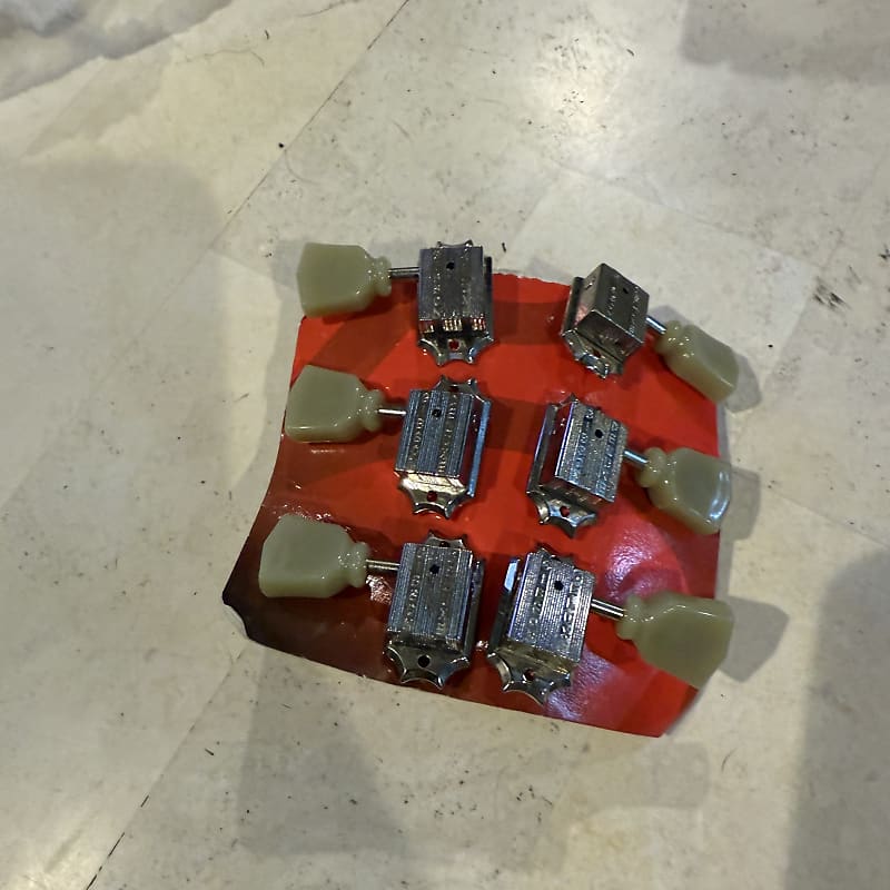 Gibson Deluxe Tuning Machines Heads 3x3 - Nickel Pearloid | Reverb