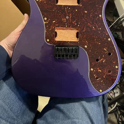 Warmoth Tele Deluxe 2020 Metallic Purple Frost | Reverb