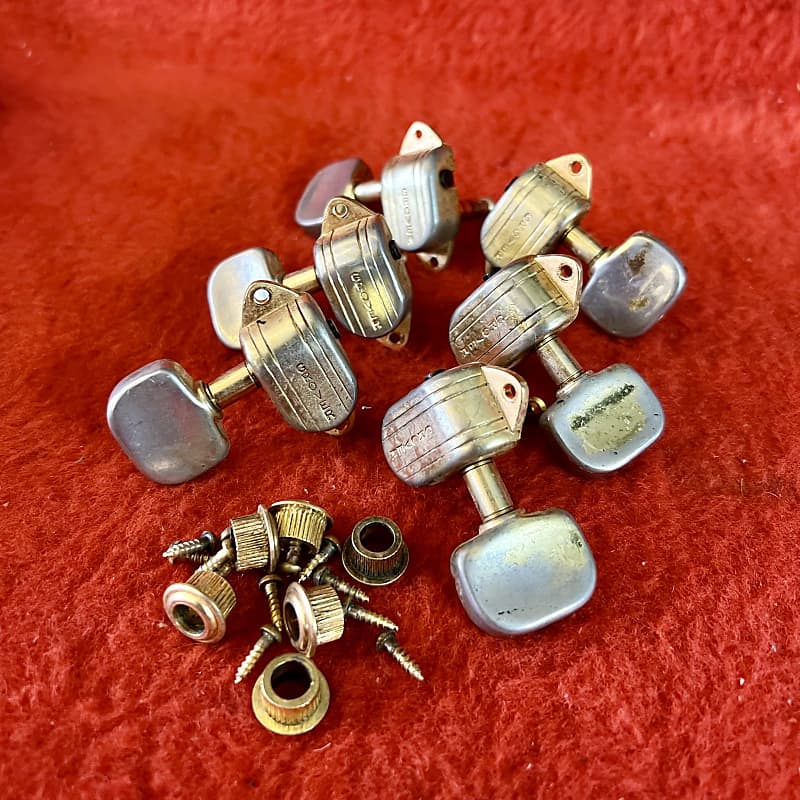 Grover Imperial kidney guitar tuners 1960 - Gold Gretsch Chet | Reverb