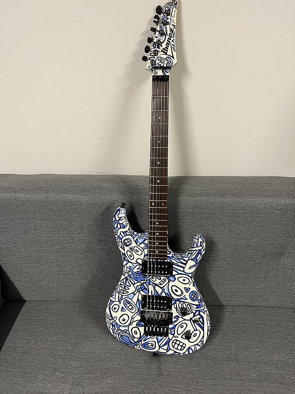 Ibanez Joe Satriani JS1000 Electric Guitar with White Donnie | Reverb