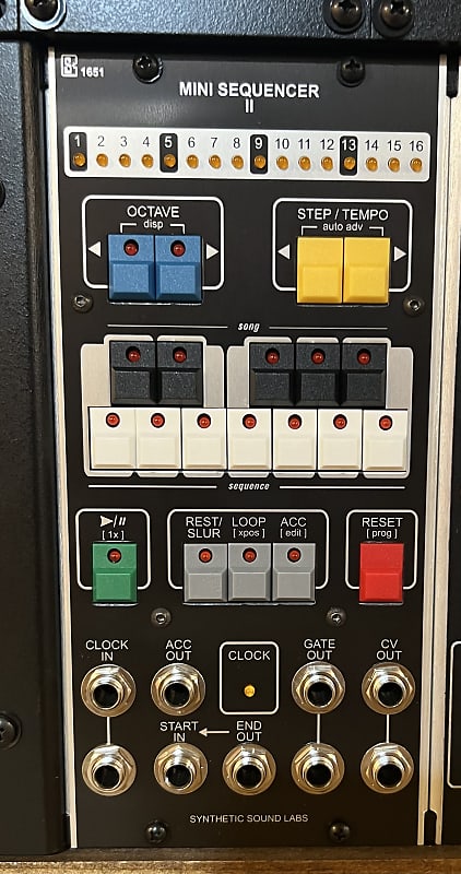 Synthetic Sound Labs Mini Sequencer II – Model 1651 | Reverb