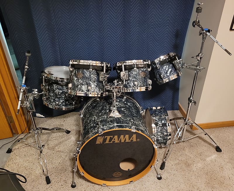 Tama Starclassic Kit 2000s Liquid Metal Birch Made in Japan | Reverb
