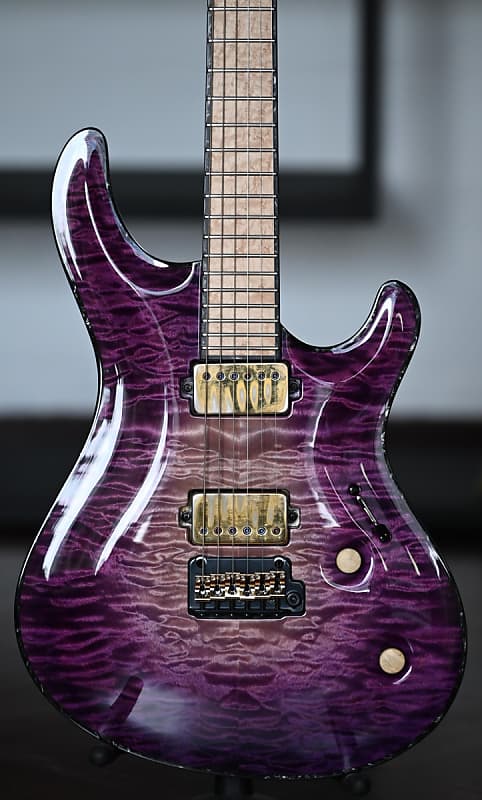 Mayones Regius Core 6 V24 - Custom Purple Burst | Reverb