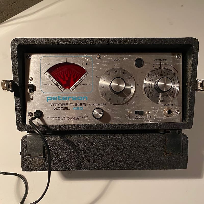 Vintage Peterson Strobe Tuner Model 420 | Reverb