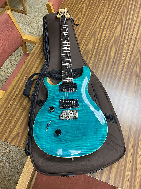PRS Custom 24 23 - Turquoise with locking tuners | Reverb