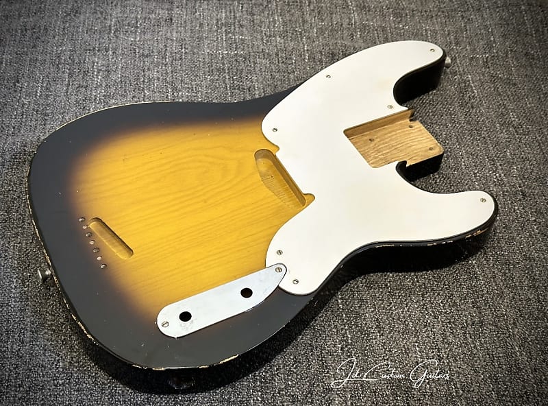 ‘51 P Bass Style 2 Tone Sunburst Swamp Ash Bass Guitar | Reverb UK