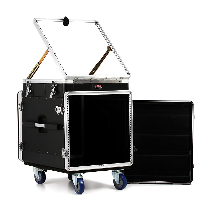 Gator GRC-12X10 PU 12U Top / 10U Front Console Audio Rack | Reverb