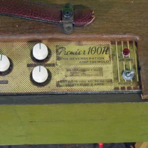 Premier 100R Reverbnation Vintage Tube Combo Amp 1965 Model! | Reverb