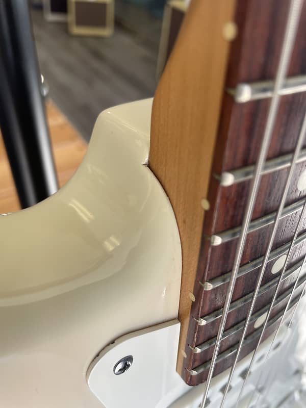 Fender Stratocaster Transparent white | Reverb
